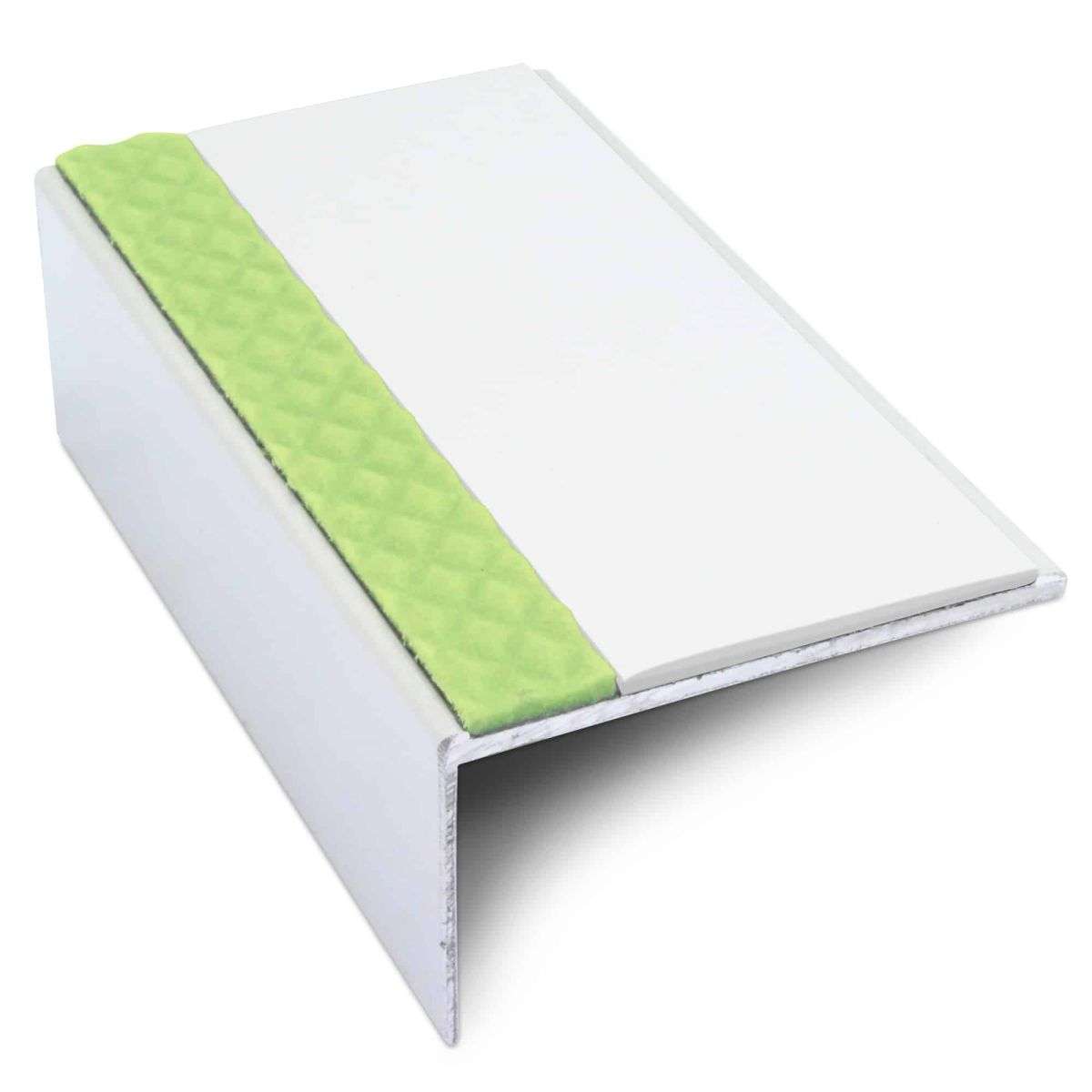 ASL01 56x32mm Aluminium Non Slip Stair Nosing Edge Trim With Pvc Inser ...